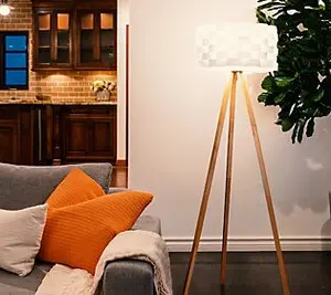 BRIGHTECH Bijou 60'h Led Tripod Floor Lamp