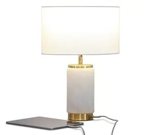 BRIGHTECH Arden 17'h Led Marble Table Lamp - One-color