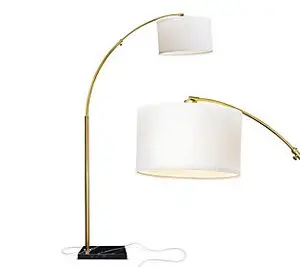 BRIGHTECH Logan 76' Led Arc Floor Lamp - One-color