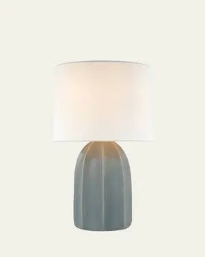 VISUAL COMFORT & CO. Melanie Large Table Lamp Barbara Barry - Sky Gray