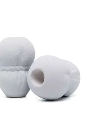 Completedworks Rope Ceramic Set Of Two Candle Holders