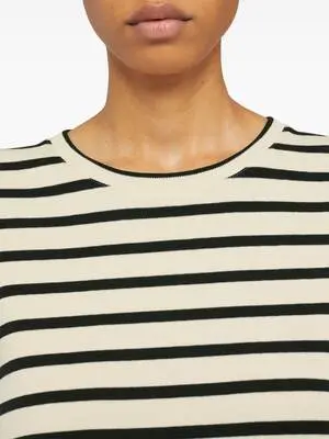 JIL SANDER Stripe-print Cotton T-shirt
