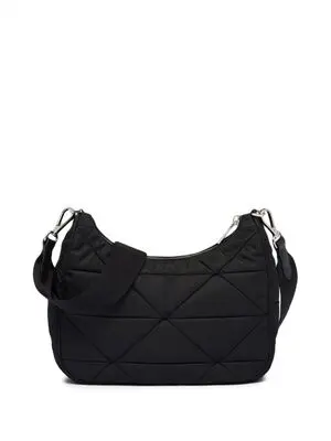 Prada Padded Re-nylon Shoulder Bag - Black