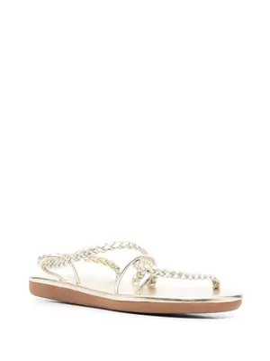 ANCIENT GREEK SANDALS Maya Open-toe Strap Sandals - Gold