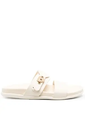 ANCIENT GREEK SANDALS Latria Buckle-fastened Sandals - White