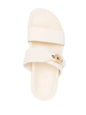 ANCIENT GREEK SANDALS Latria Buckle-fastened Sandals - White