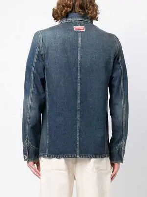Kenzo Logo-patch Denim Jacket