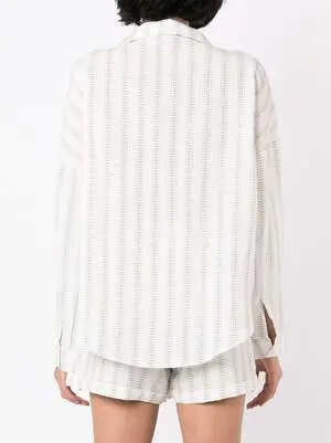 AMIR SLAMA Striped Linen Shirt