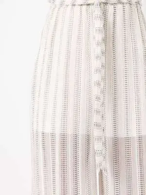 AMIR SLAMA Stripe-print Palazzo Pants