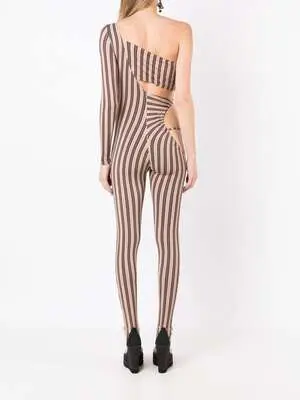 AMIR SLAMA Stripe-print Jumpsuit