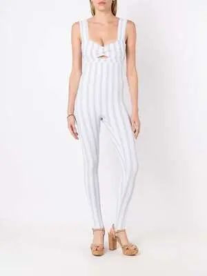 AMIR SLAMA Twist-detail Sleeveless Jumpsuit