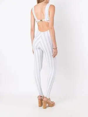 AMIR SLAMA Twist-detail Sleeveless Jumpsuit