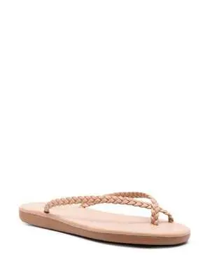 ANCIENT GREEK SANDALS Braided-strap Flip Flops - Neutrals