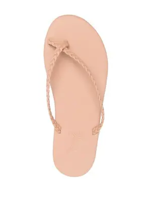 ANCIENT GREEK SANDALS Braided-strap Flip Flops - Neutrals