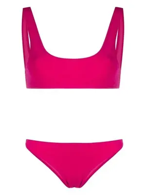 REINA OLGA Terry-cloth Effect Bikini - Pink