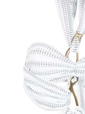 AMIR SLAMA Asymmetric Halter-neck Swimsuit