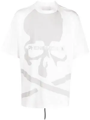 MASTERMIND WORLD Skull-print Detail T-shirt - White