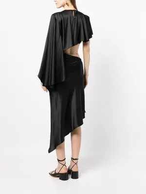 Matériel Asymmetric Silk Dress