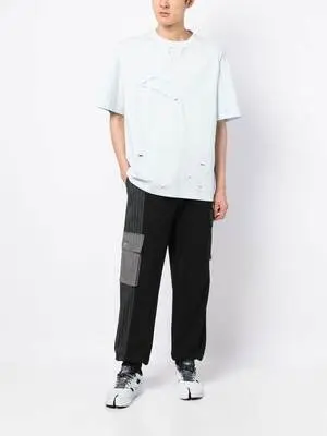 FENG CHEN WANG Double-layer Distressed Effect T-shirt