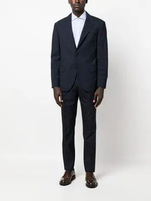 Brunello Cucinelli Single-breasted Checked Tailored Blazer