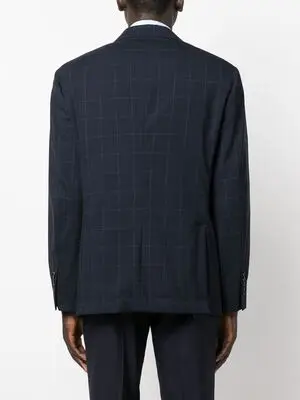 Brunello Cucinelli Single-breasted Checked Tailored Blazer