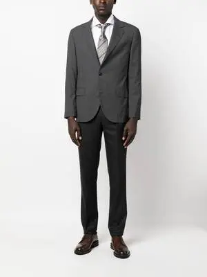 Brunello Cucinelli Fine-check Tailored Blazer - Grey