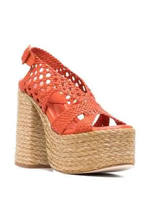 PALOMA BARCELO 140mm Open-toe Espadrilles