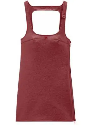 COURREGES Re-edition Vinyl Mini Dress - Red