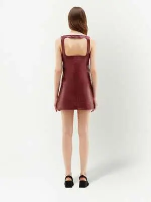 COURREGES Re-edition Vinyl Mini Dress - Red