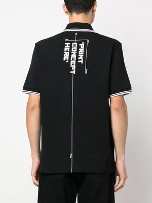 Fred Perry Sketch-style Cotton Polo Shirt
