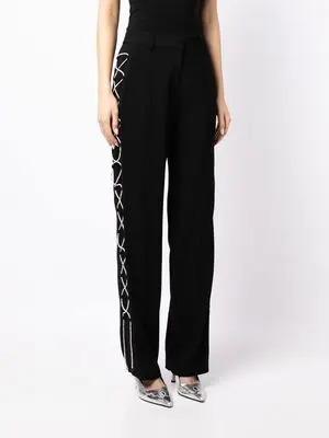 Giuseppe Di Morabito Lace-up Trousers