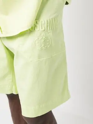 Moschino Embroidered Logo Detail Knee-length Shorts