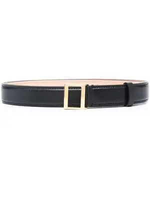 Acne Studios Buckle-fastening Leather Belt - Black