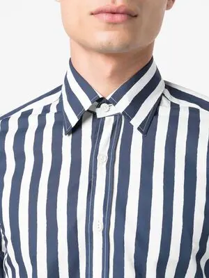 Canali Striped Button-up Shirt