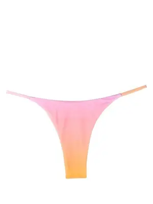 LOUISA BALLOU Gradient Bikini Bottom - Pink