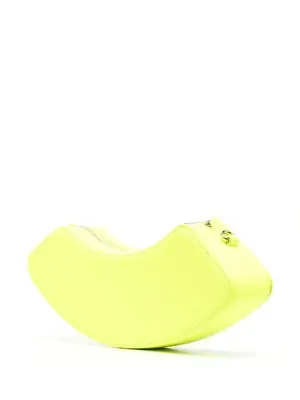 Gcds Comma Medium Shoulder Bag - Yellow
