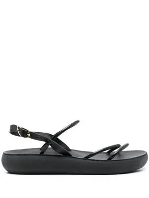 ANCIENT GREEK SANDALS Polis Slingback Sandals - Black