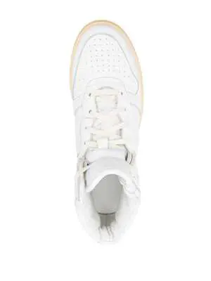 Rhude Logo Patch Hi-top Sneakers