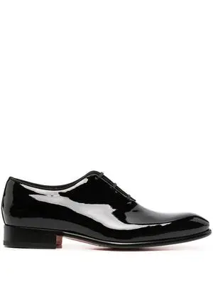 Santoni Patent Leather Oxford Shoes