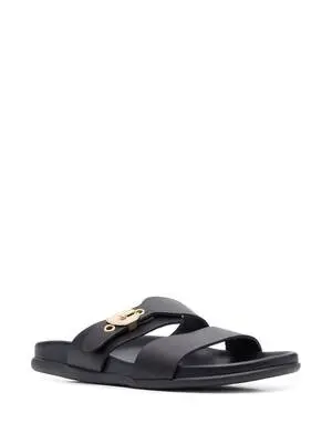 ANCIENT GREEK SANDALS Latria Double-strap Sandals - Black