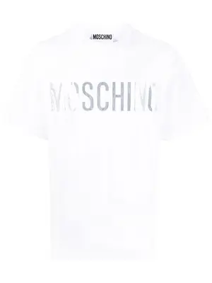 Moschino Cotton Logo-print T-shirt - White