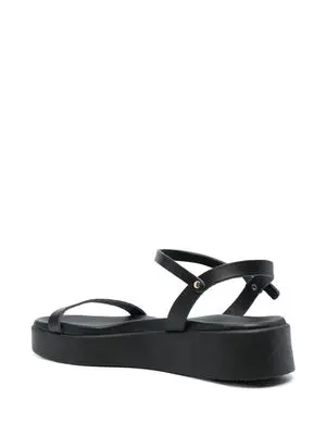 ANCIENT GREEK SANDALS Irida Buckle-fastened Sandals - Black