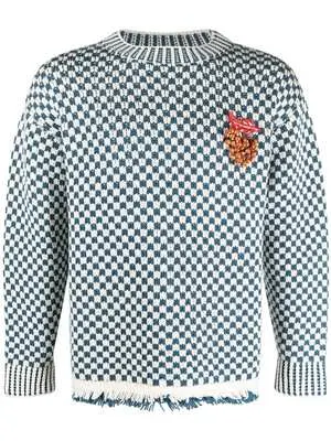 BODE Talsi Checkerboard-pattern Sweater