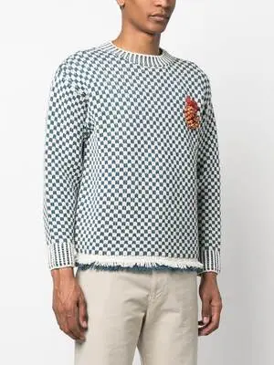 BODE Talsi Checkerboard-pattern Sweater