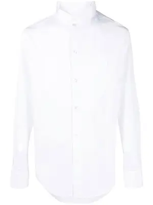 Emporio Armani Wingtip-collar Long Sleeve Shirt - White