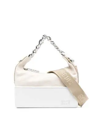 Gcds Monogram Jacquard Crossbody Bag - Neutrals