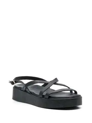 ANCIENT GREEK SANDALS Silia Slingback Sandals - Black