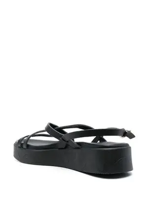 ANCIENT GREEK SANDALS Silia Slingback Sandals - Black