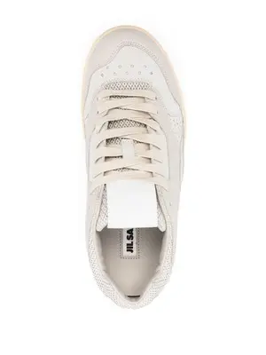 JIL SANDER Panelled Low-top Sneakers - Grey