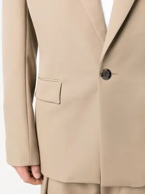 Balmain Single-breasted Wool Suit Jacket